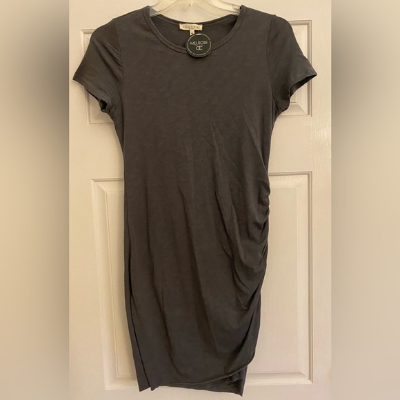 Melrose in the OC | Dresses | Nwt Melrose In The Oc Grey T Shirt Dress ...